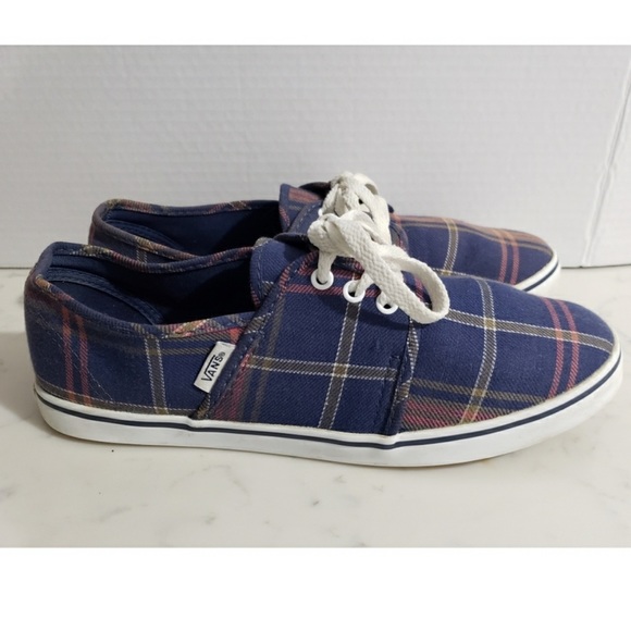 Vans | Shoes | Vintage Vans Low Pro Plaid Lace Up Sneaker | Poshmark